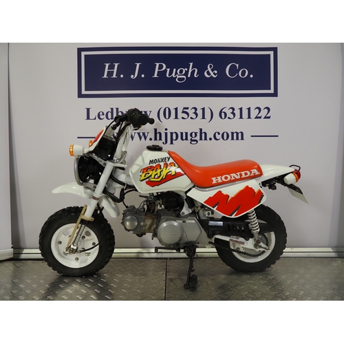 Honda Baja Z50J monkey bike. 1991/92 50cc. Frame No. Z50J-1900200 ...