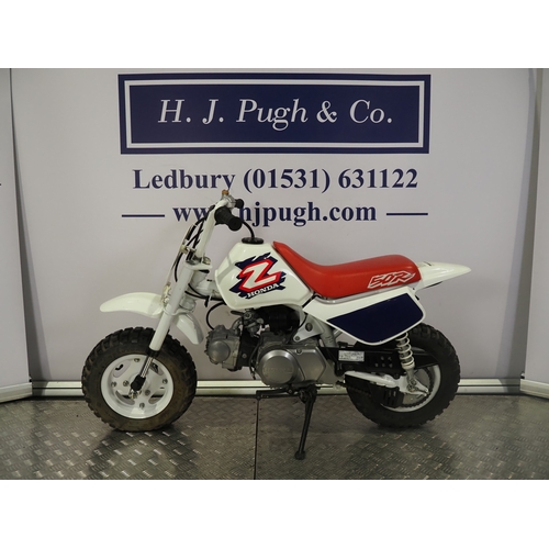 Honda Z50R monkey bike. 1996. 50cc Frame No. AB02-1300071 Engine No ...
