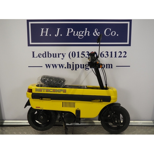 Honda Motocompo folding scooter. 1982. 49cc Frame No. AB12-1023361 Engine No. AB12E 1023255 Engine t