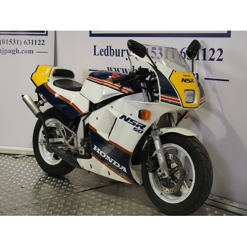 Honda NSR50 AC10 Mini racing motorcycle. 1989. 50cc Frame No. AC10 ...