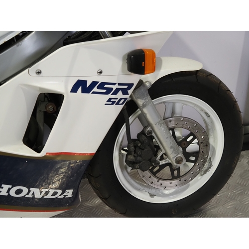 Honda NSR50 AC10 Mini racing motorcycle. 1989. 50cc Frame No. AC10 ...