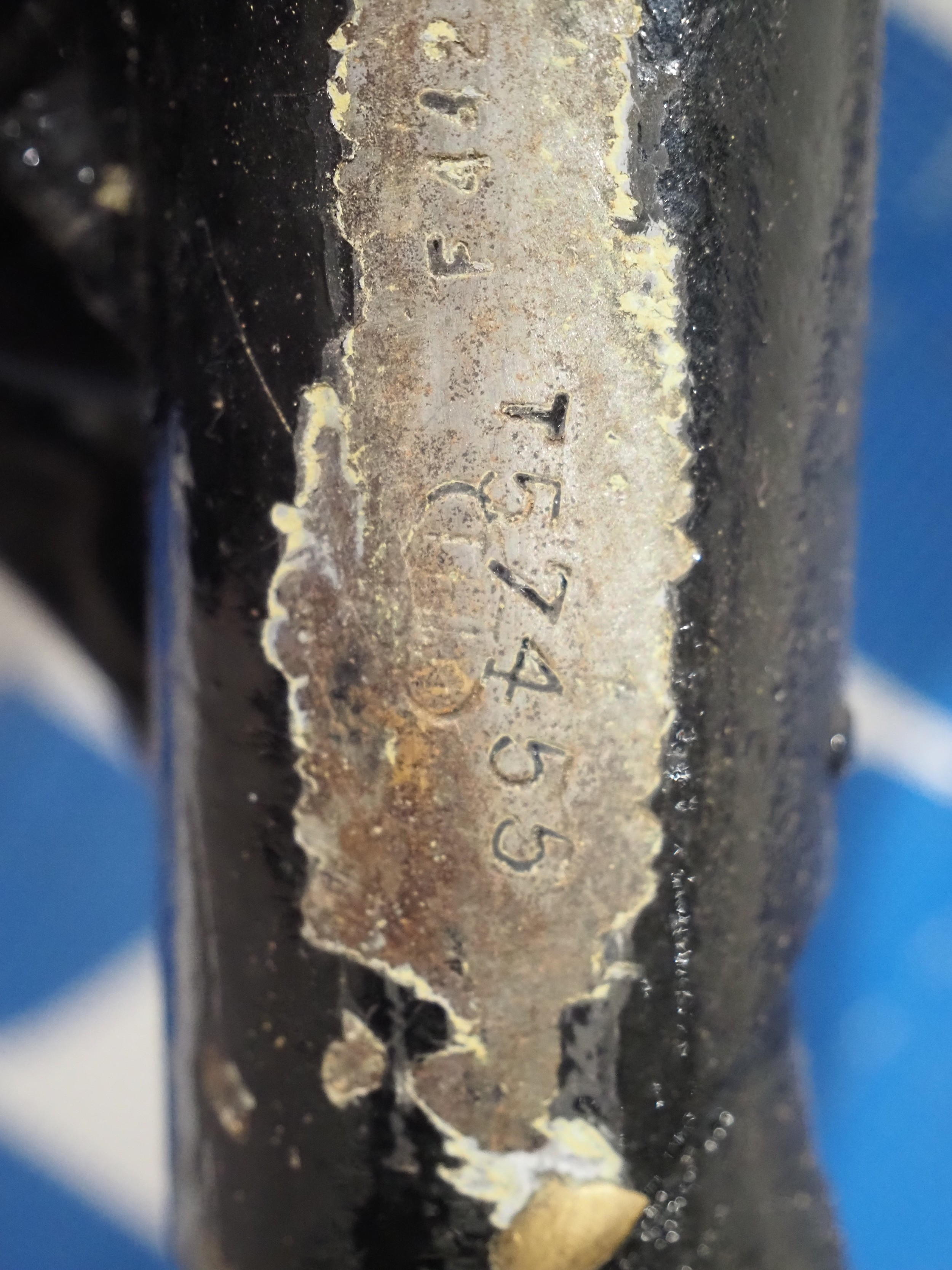 Triumph Tiger Cub project. 1960 Sports cub frame with heavy weight ...
