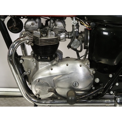 Triumph T120 Bonneville motorcycle. 1967. 650cc Frame No. T120R DU62989 ...