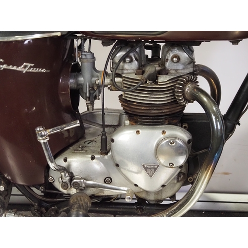Triumph 5TA Speed Twin motorcycle. 1965. 500cc Frame No. 5TA H39738 ...