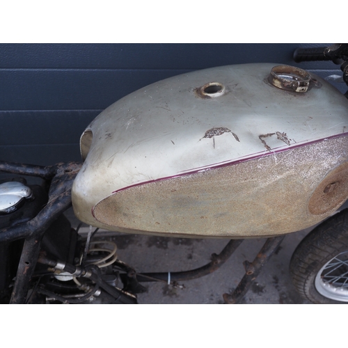 BSA Goldstar rolling chassis. Frame No. CB32.6500. Ex racer from the ...