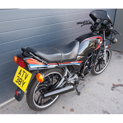 Yamaha RD80 motorcycle. 1983. 80cc Vendor states it runs and rides. C/w ...