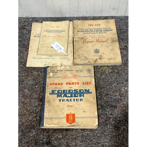 Fordson Major instruction book, repair manual and spare parts list