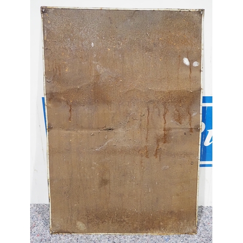 Tin sign - Goodyear Tyre Pressures 29" x 20"