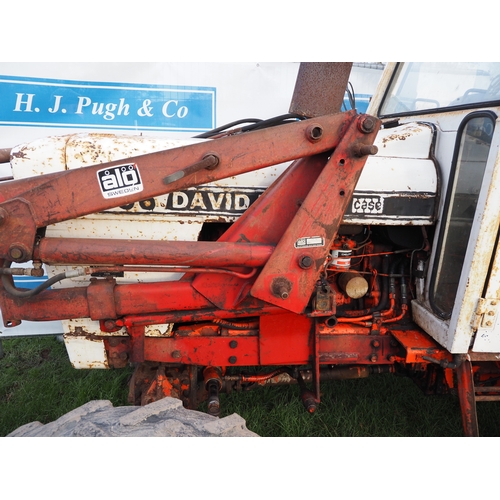 David Brown 996 tractor with loader. Rare 4WD. Barn stored for 10 years