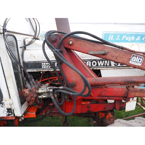 David Brown 996 tractor with loader. Rare 4WD. Barn stored for 10 years