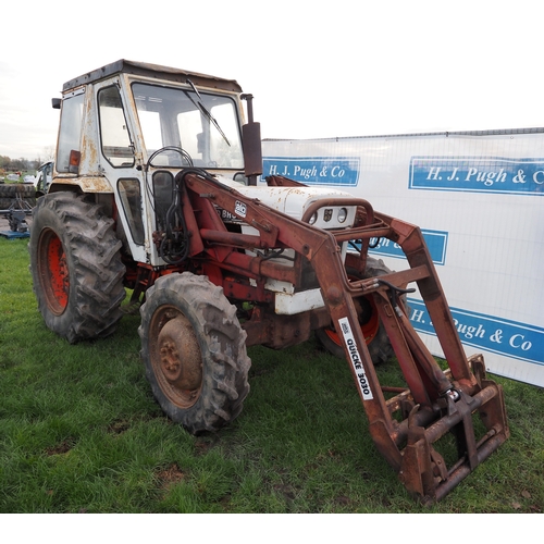 David Brown 996 tractor with loader. Rare 4WD. Barn stored for 10 years