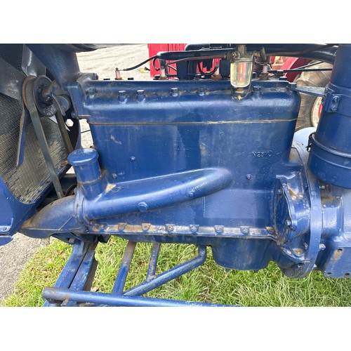 Fordson E27N tractor with high top gear. Runs and drives. C/w original ...