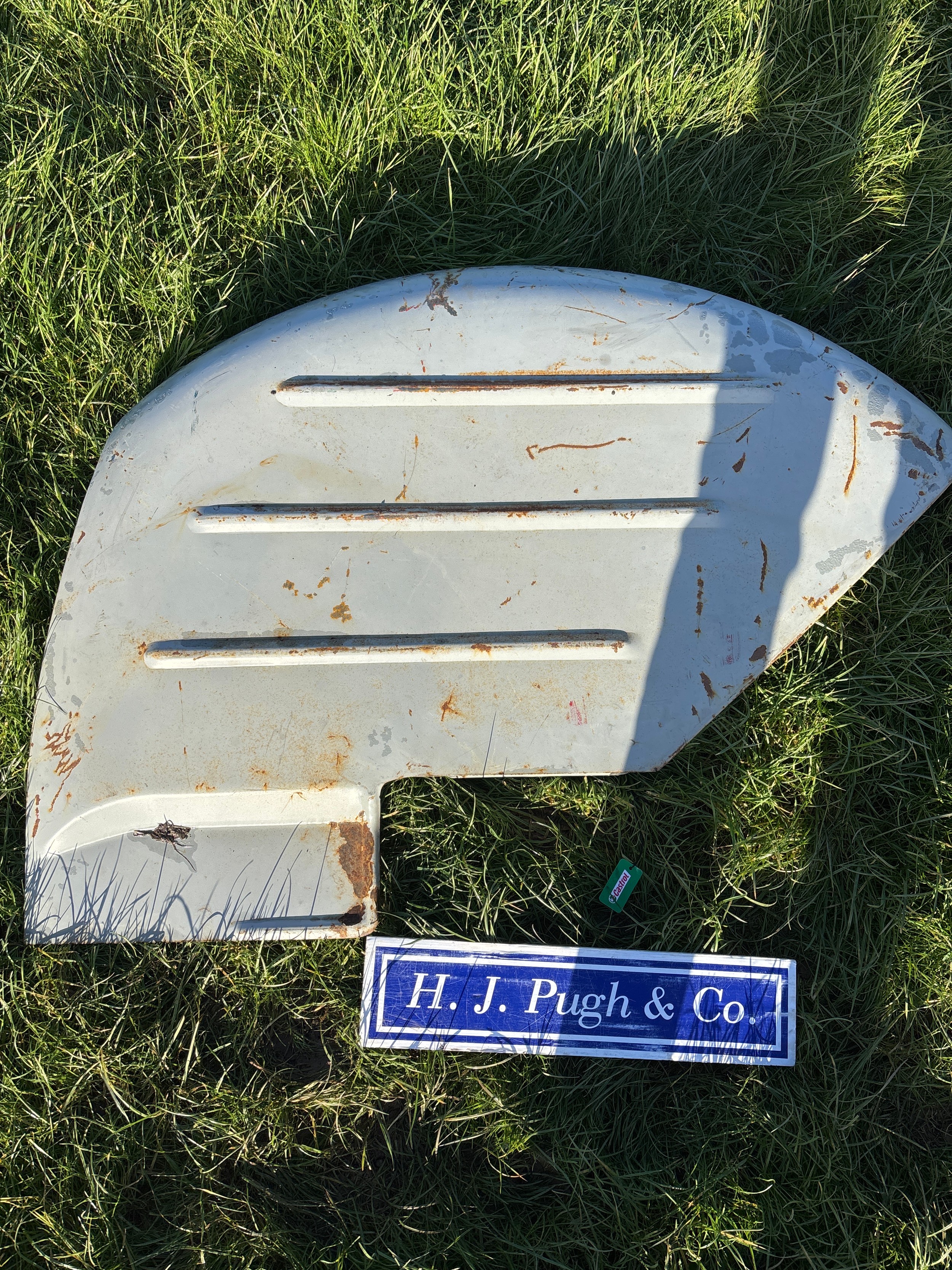 Fordson Dexta offside fender, unused