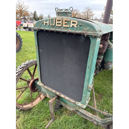 Huber 20-36 tractor. Runs and drives