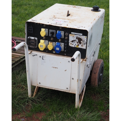 Stephill 6kva diesel generator, Yanmar engine. Key in office