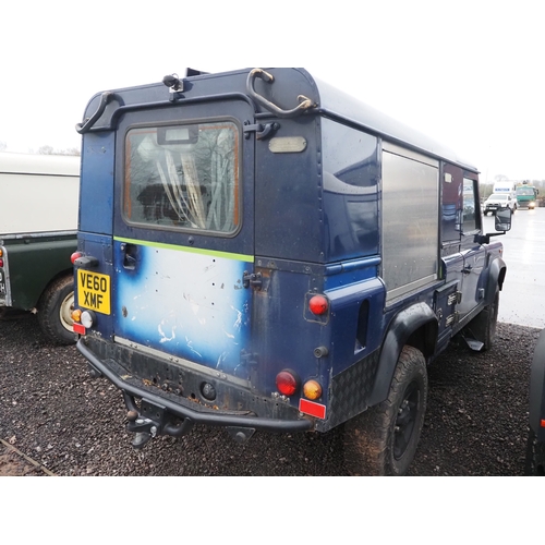Land Rover Defender 110 long wheel base. 2 Seats at the front ...