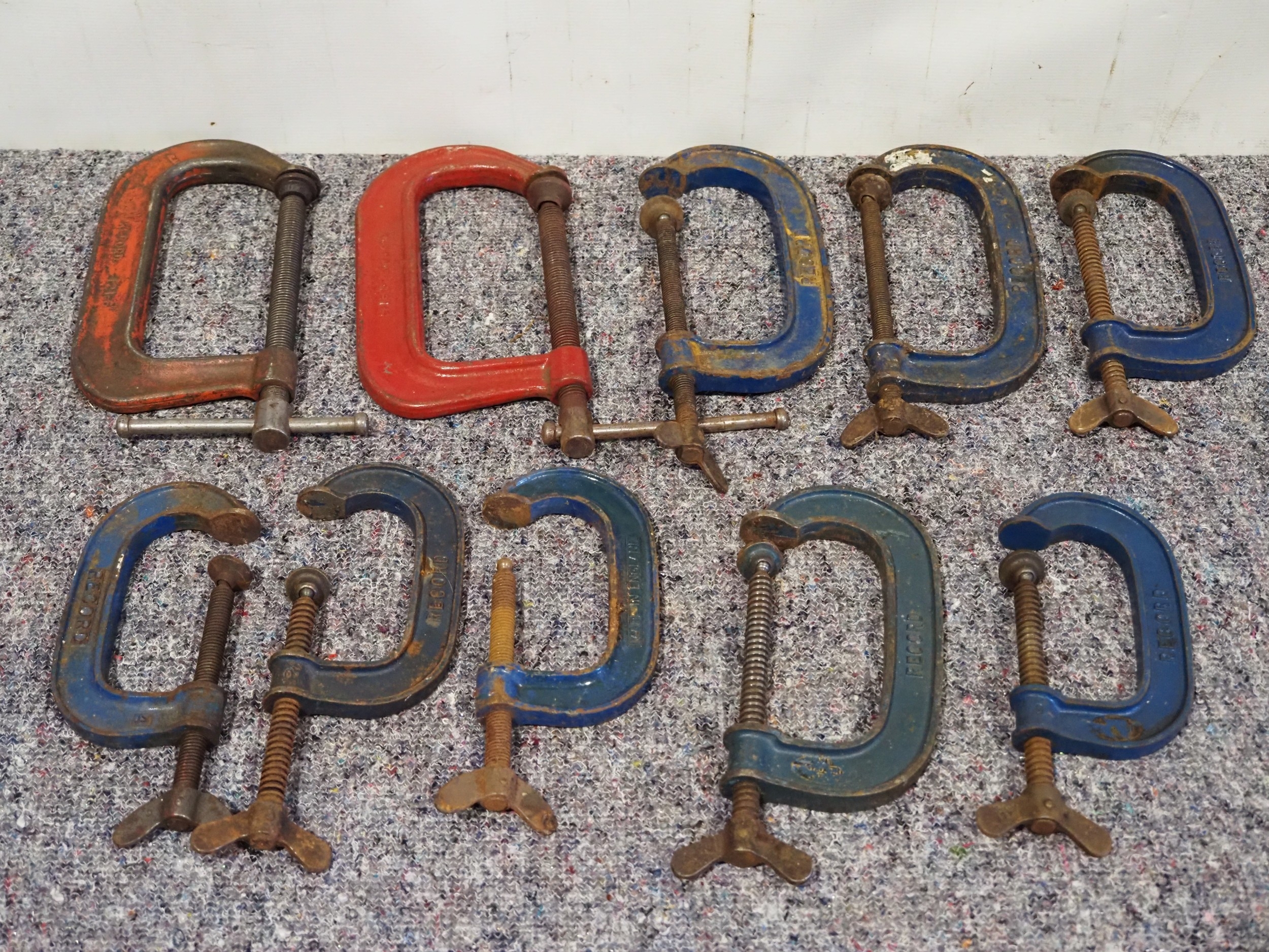 Record G clamps - 10