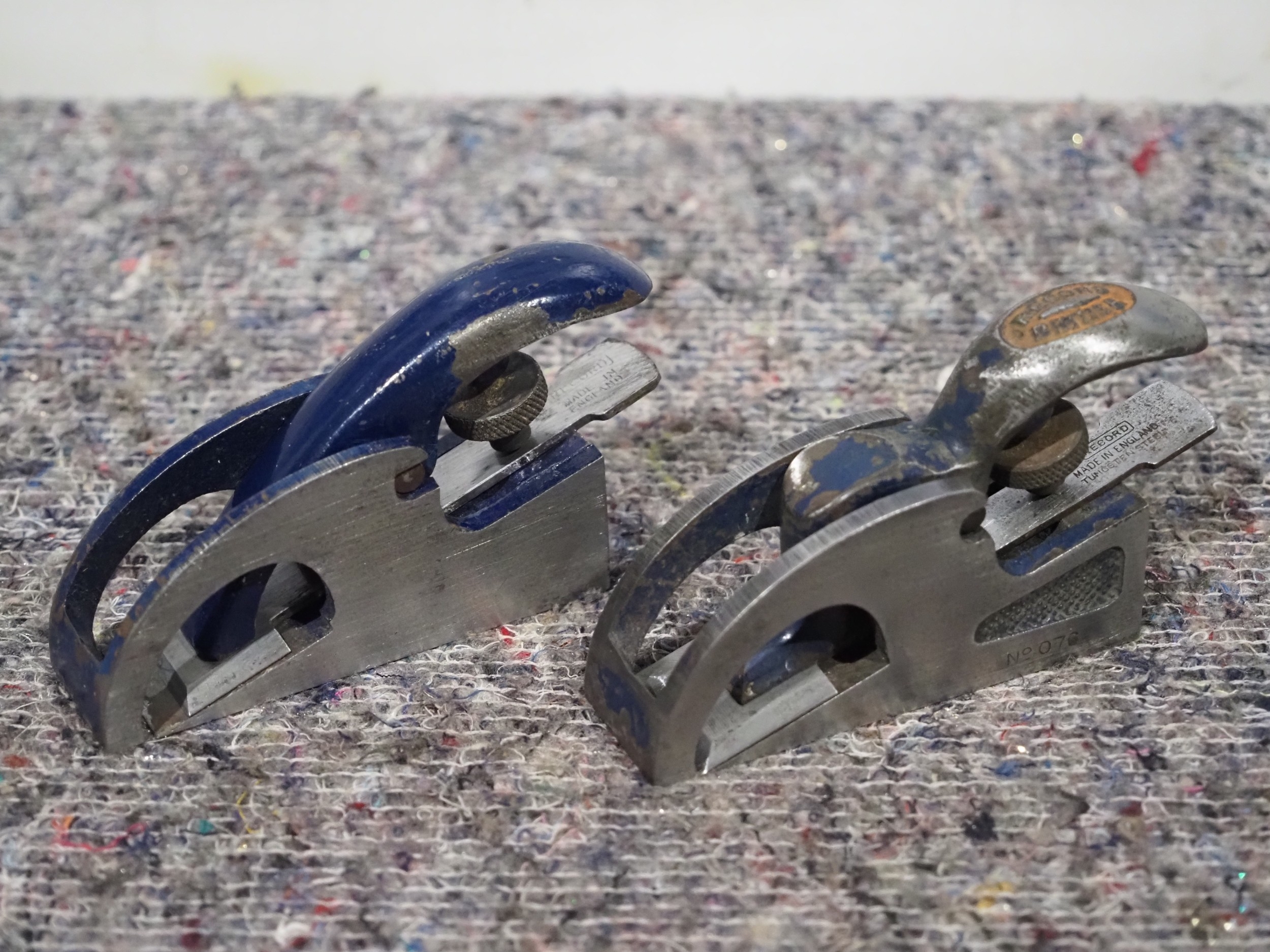 Record 076 bullnose planes - 2