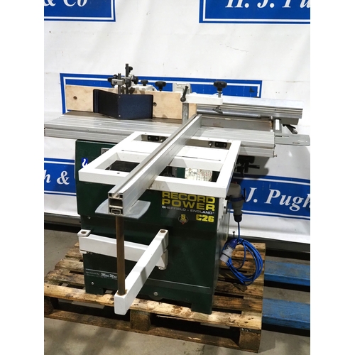 Record Power C26 combination machine with 10" planer/thicknesser, 10 ...