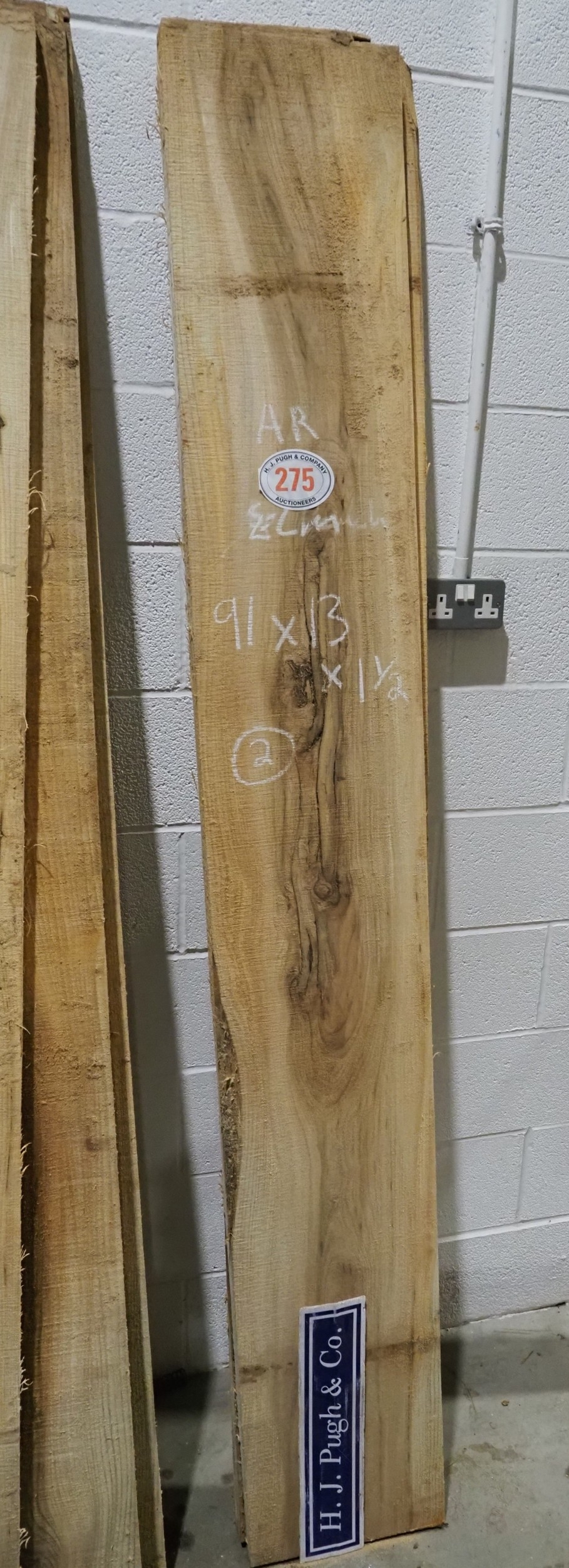 Elm 91"x13"x1½" - 2