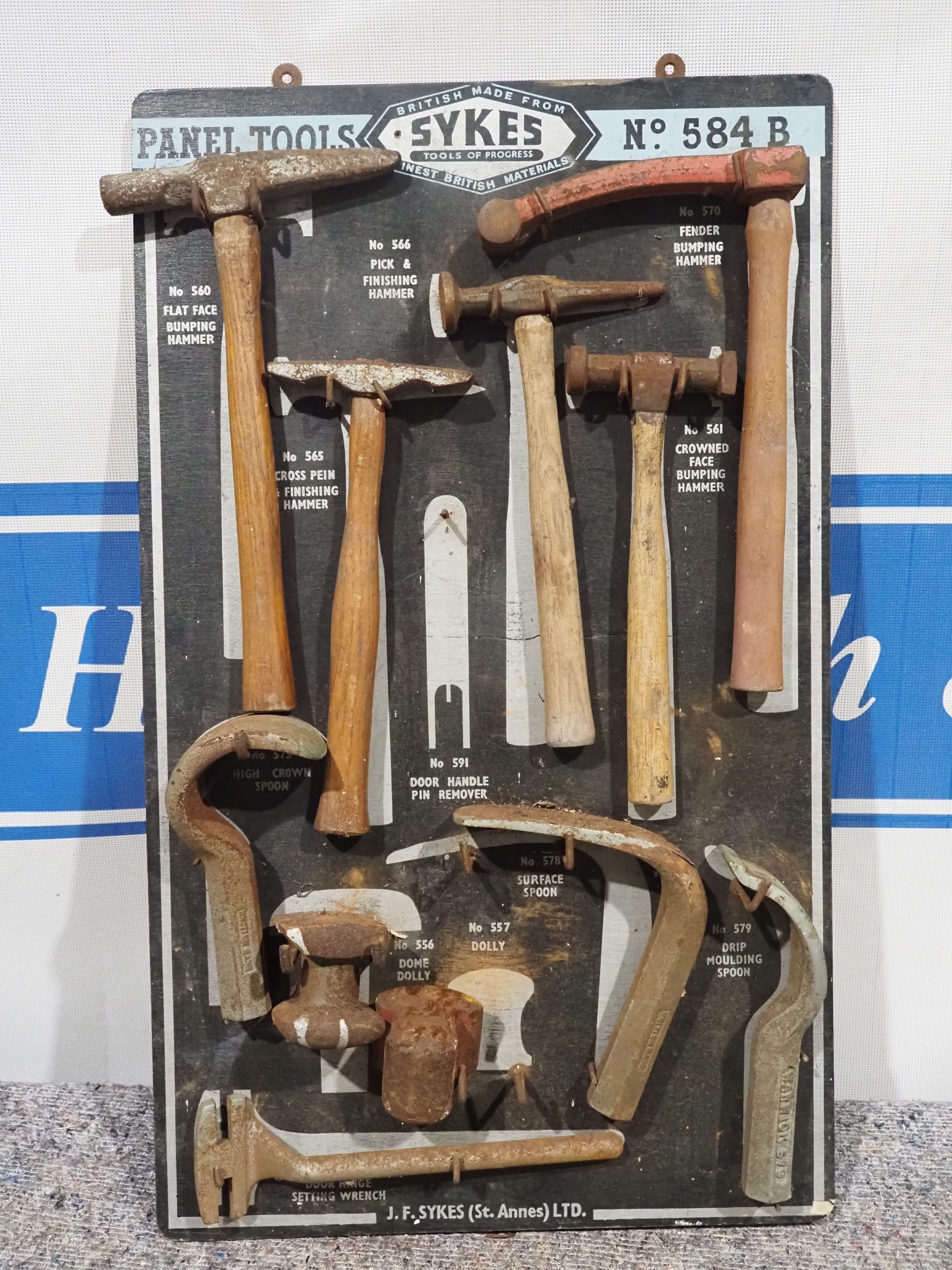 Sykes panel beaters tools