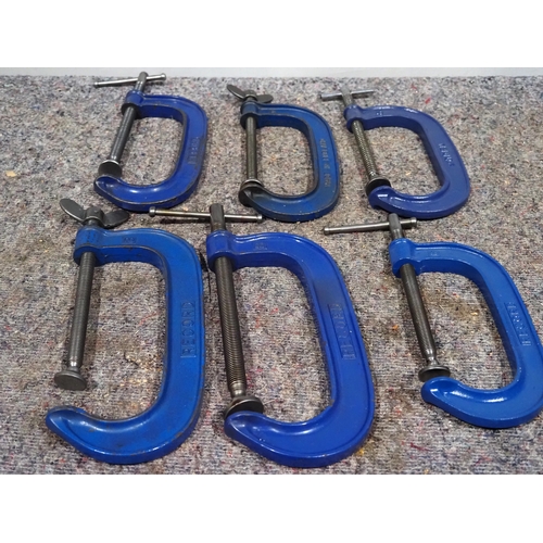 Assorted Record G clamps