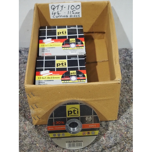 Cutting discs 4½" - 100