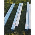 Galvanised hanging post 2m x4"x4" and slam post 1.8m x4"x4"
