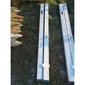 Galvanised hanging post 1.8m x3"x3" and slam post 1.8m x3"x3"