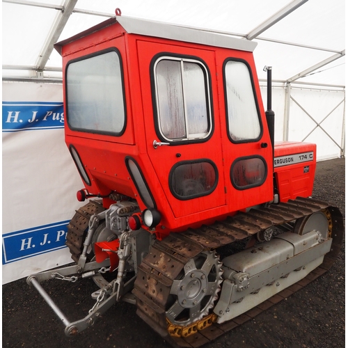 Massey Ferguson 174C crawler tractor. C1970. Diesel. Runs and drives ...
