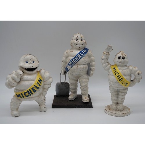 Cast iron Michelin man money boxes - 3