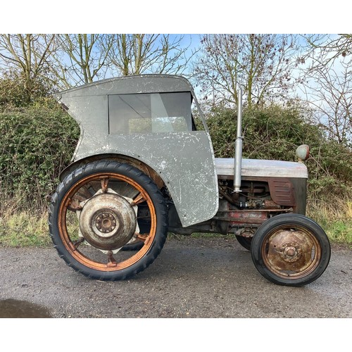 Ferguson TEA20 tractor, 1950. With Scottish Aviation cab and cyclops ...