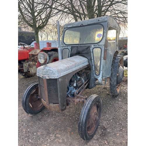 Ferguson TEA20 tractor, 1950. With Scottish Aviation cab and cyclops ...
