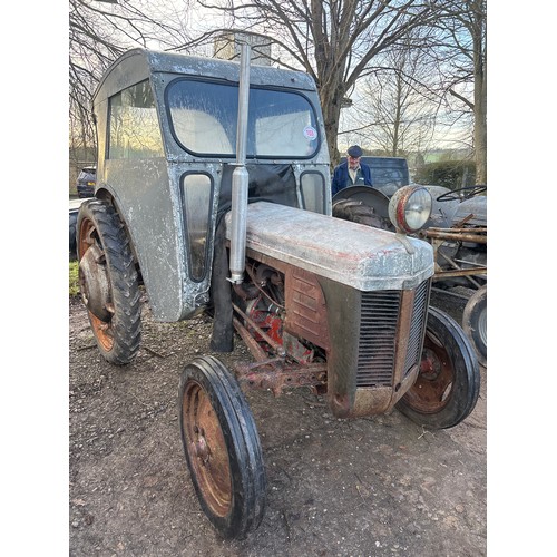 Ferguson TEA20 tractor, 1950. With Scottish Aviation cab and cyclops ...