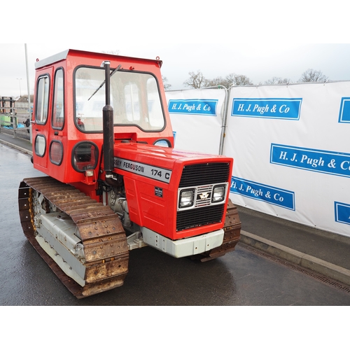 Massey Ferguson 174C crawler tractor. C1970. Diesel. Runs and drives ...