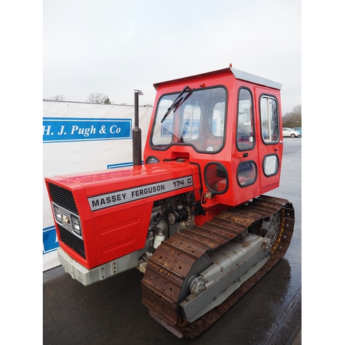 Massey Ferguson 174C crawler tractor. C1970. Diesel. Runs and drives ...