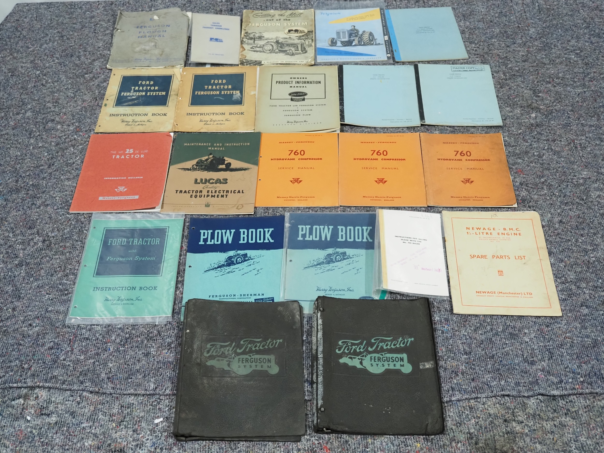 Ferguson instruction books, service manuals, plow manuals and Ferguson ...