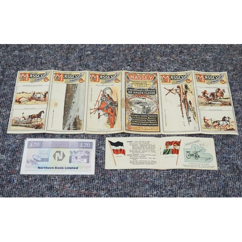 Massey pictorial Canadian leaflets, Massey Harris brochure and Harry ...