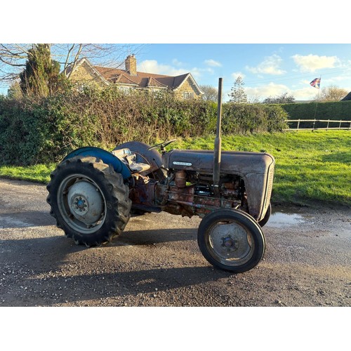 Ferguson grey and gold diesel tractor. Original condition