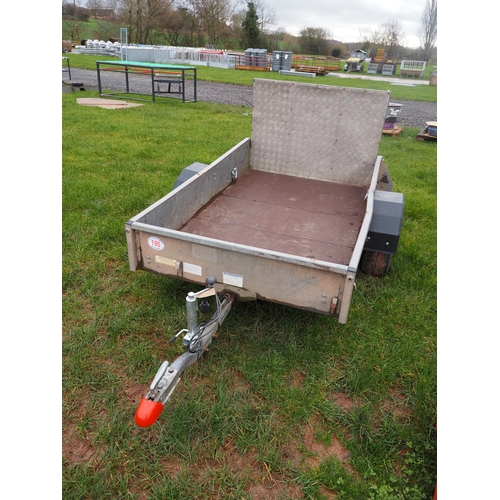 Ifor Williams P6 single axle trailer