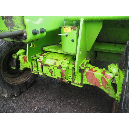 Merlo P34-7 Plus Turbo Farmer telehandler. Showing 7647 hours. Reg ...