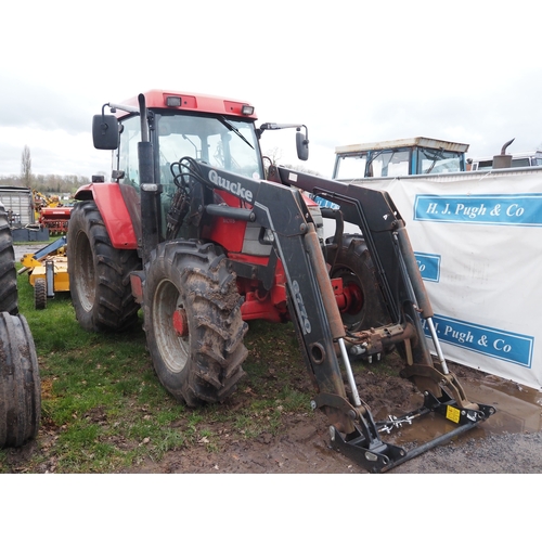 McCormick MC115 4WD tractor with Quicke Q770 loader . Reg. CX04 EMV. V5 ...