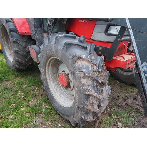 McCormick MC115 4WD tractor with Quicke Q770 loader . Reg. CX04 EMV. V5 ...