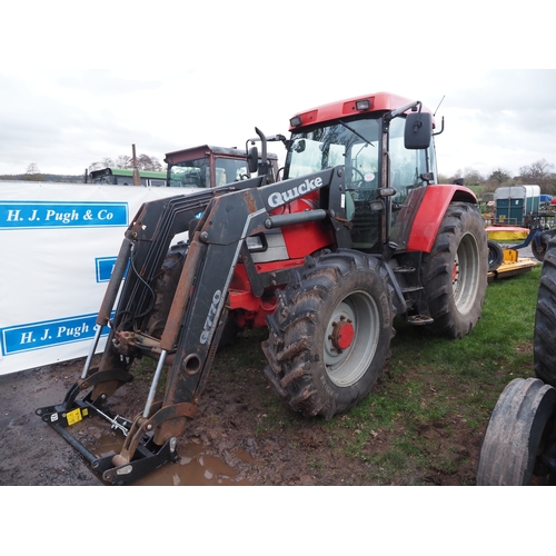 McCormick MC115 4WD tractor with Quicke Q770 loader . Reg. CX04 EMV. V5 ...