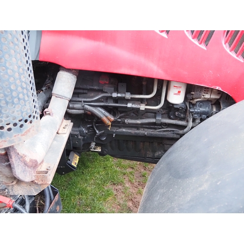 Case 155 Puma 4WD tractor with front weights. Runs and drives. Has ...