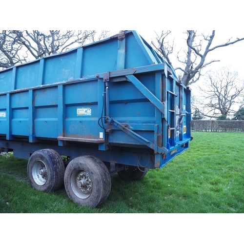 Warwick 14 ton silage trailer with detachable silage sides, air and ...