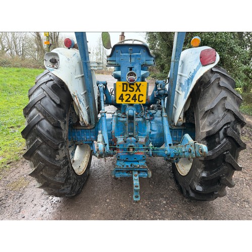 Roadless Ploughmaster 65 tractor. In good order. Reg DSX 424C. V5 and key