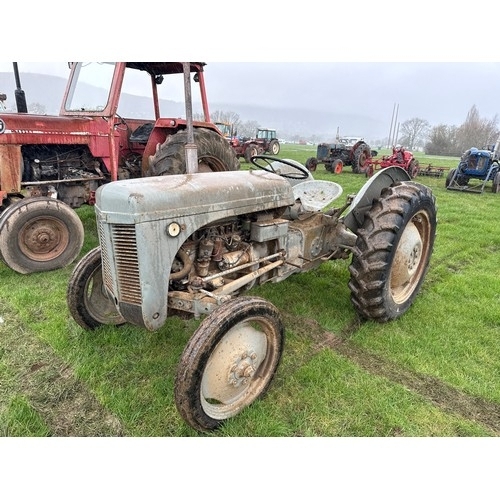 Grey Ferguson tractor. TVO/petrol engine