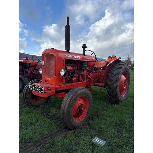 Nuffield 10/42 tractor. Runs and drives well. Brakes need attention ...