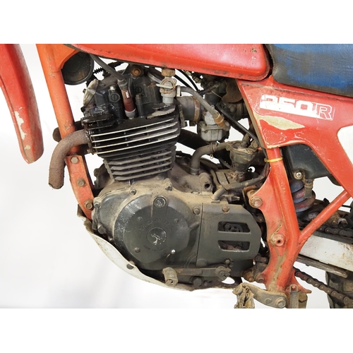 Honda XL250R motorcycle. 1982. 249cc Frame No. MD03-5003334 Engine No ...